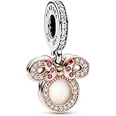 Amazon.com: Pandora Disney Mickey and Minnie True Love Charm 792050CZ ...