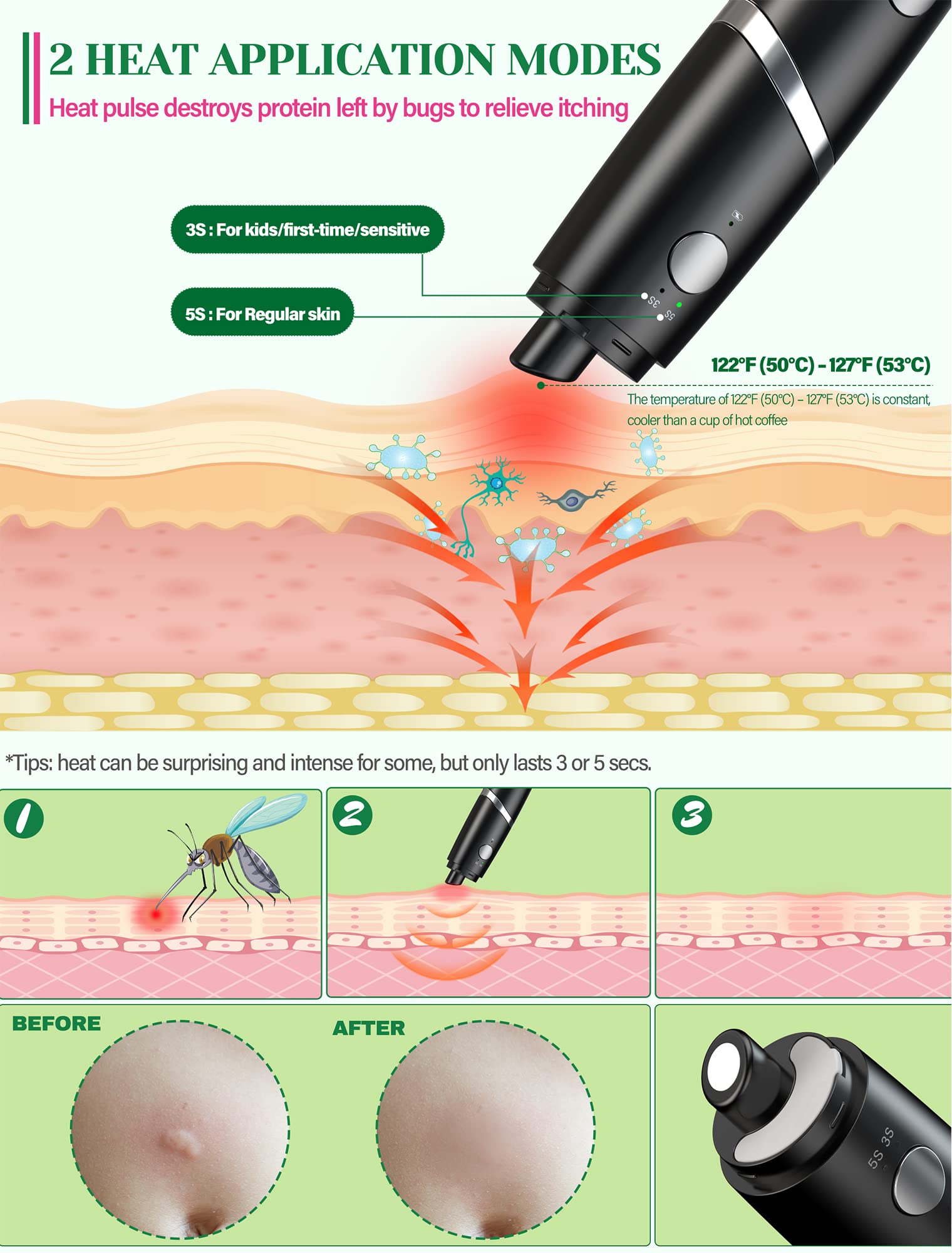 Mua ANTI-BRUMM Insect Sting and Bite Relief, 2-in-1 Electric Bug Bite ...