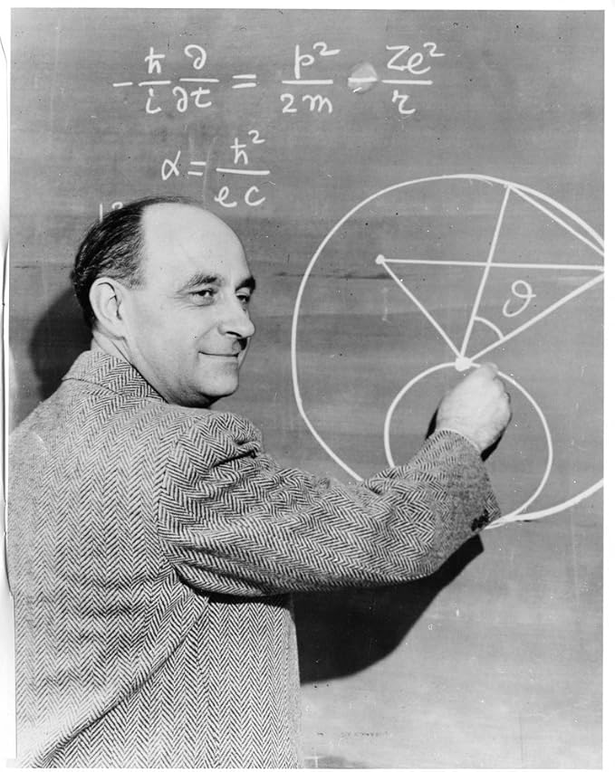 Amazon.com: POSTER Enrico Fermi 1901 1954 Fermi Enrico 1901 1954 Black ...
