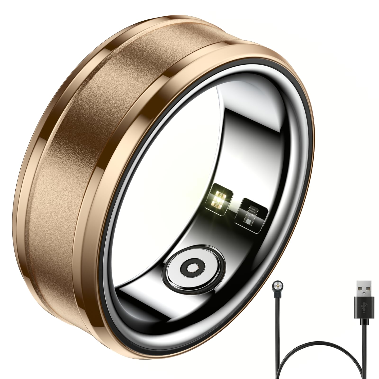 HitTopss Smart Rings Fitness Tracker Rings for Women, No APP ...