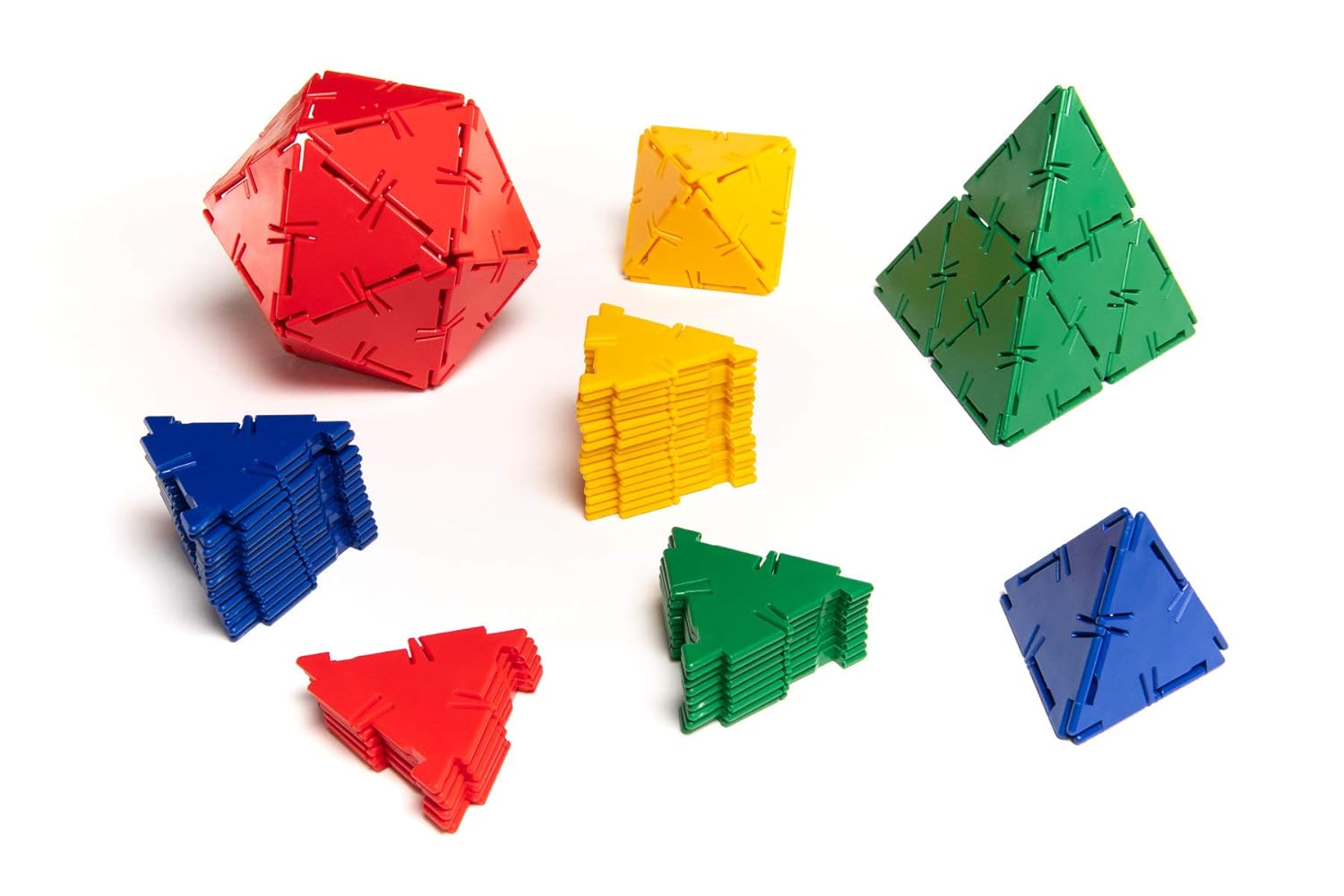 Polydron 10-0300 Bulk Sets – 100 Equilateral Triangles, 4 years – BigaMart