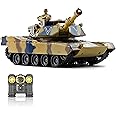 Amazon.com: Remote Control Tank for Boys,RC Tank,Alloy Material with ...