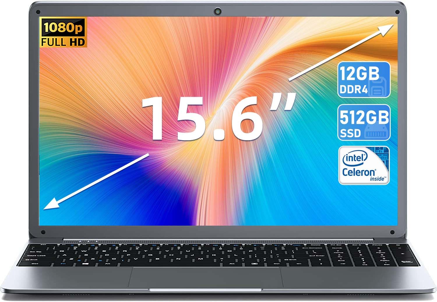 Mua SGIN Laptop 12GB RAM 512GB SSD, 15.6 Inch Laptops with Intel ...