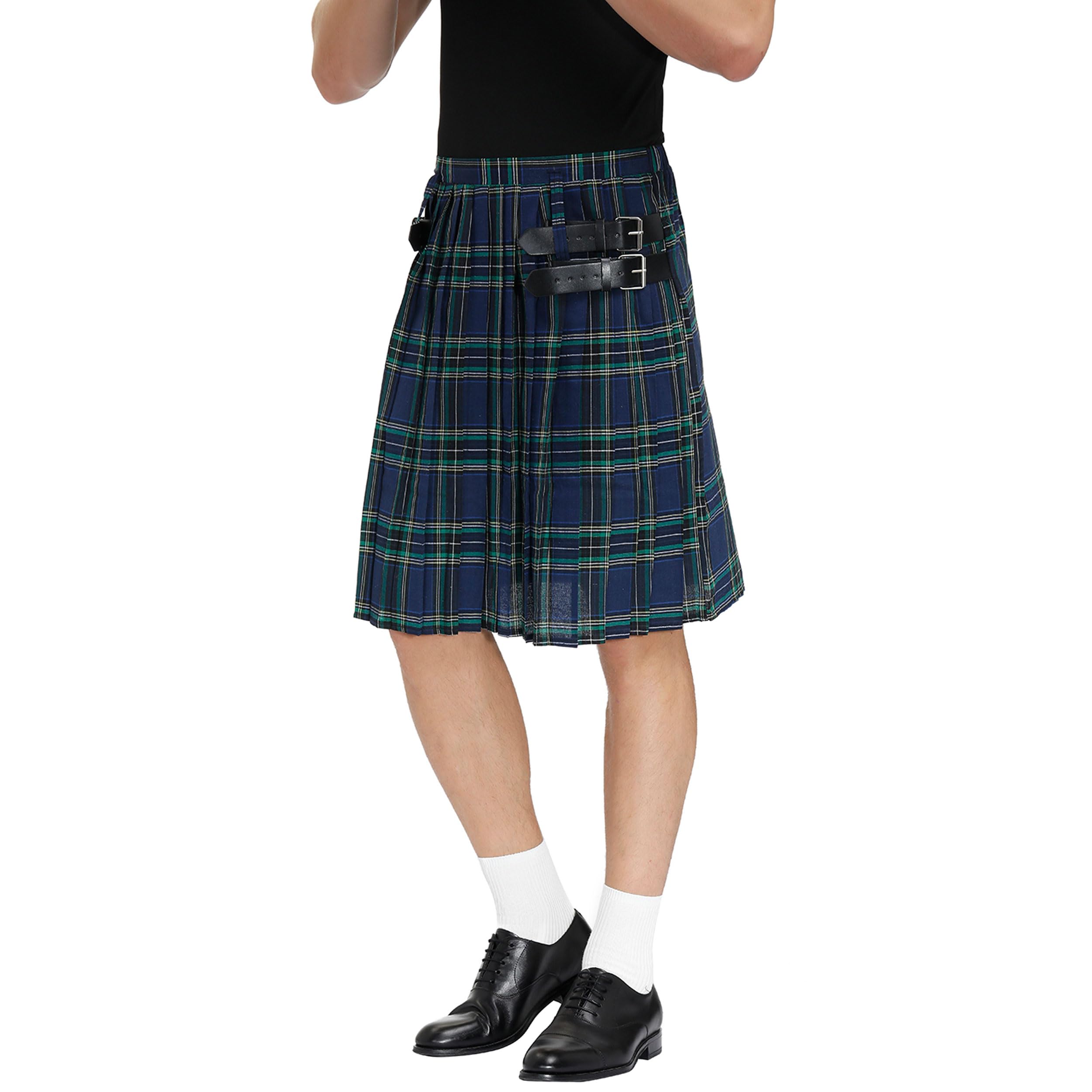 Regenboog Scottish Kilts for Men,Men Scottish Tartan Kilt,Men Utility Kilt,Highland Wedding Kilt ...