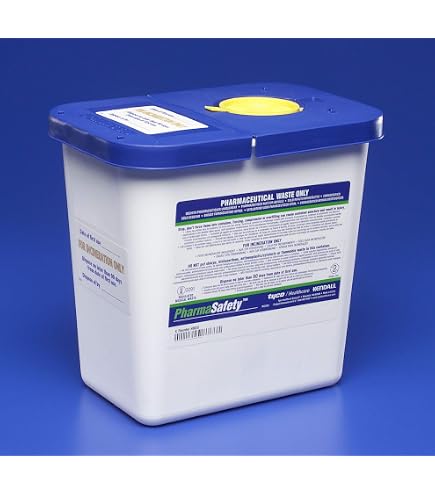 Biohazard Needle Container Covidien RCRA Waste Container - 8 Gallon ...