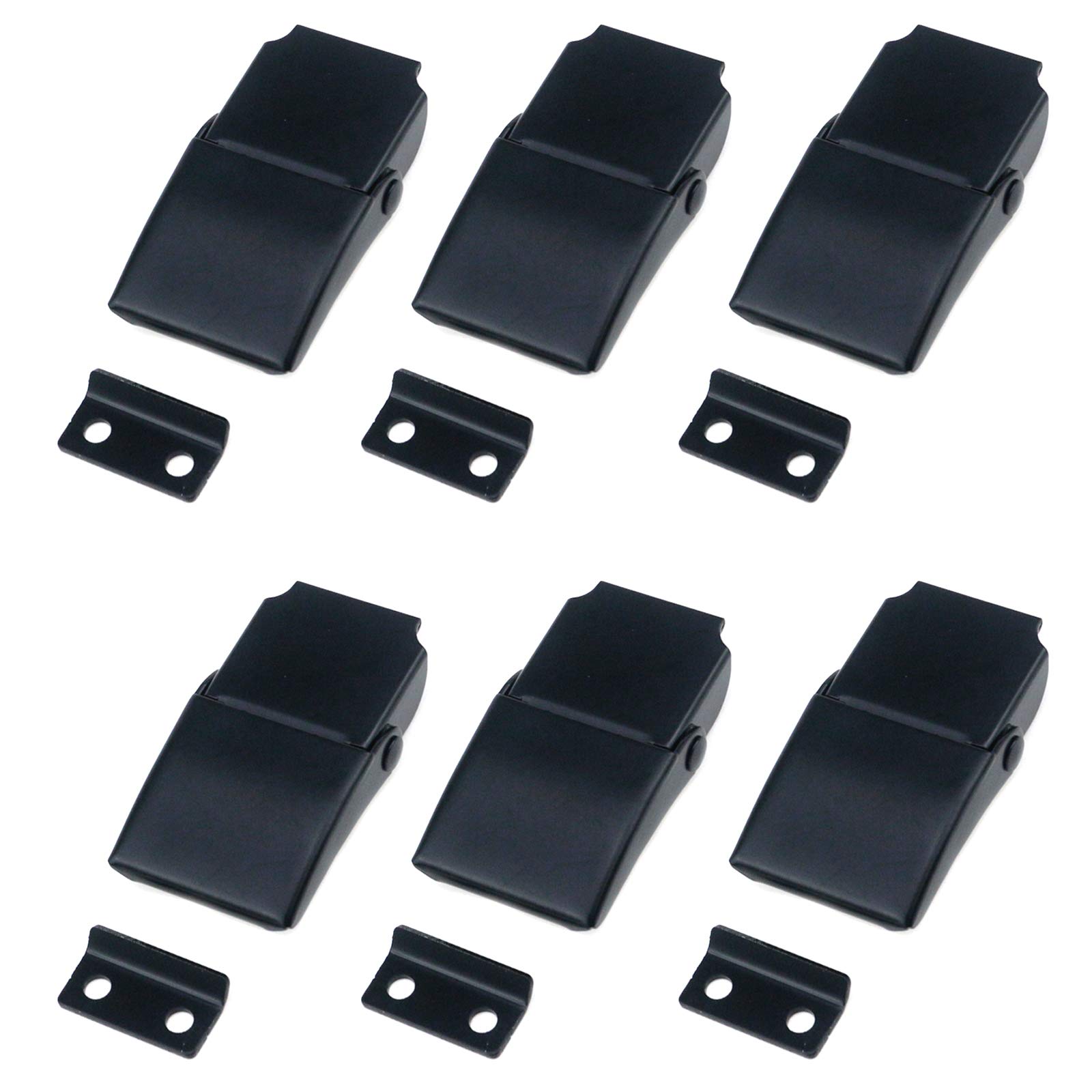 MY MIRONEY Concealed Toggle Latch Clamp Black Draw Buckle Latch Toolbox ...
