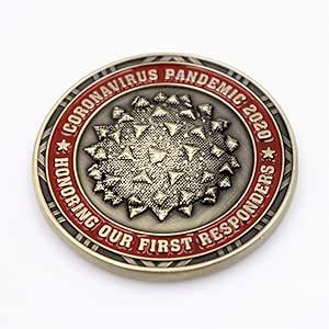 COVID 19 First Responders Thank You Challenge Coin : Collectibles ...