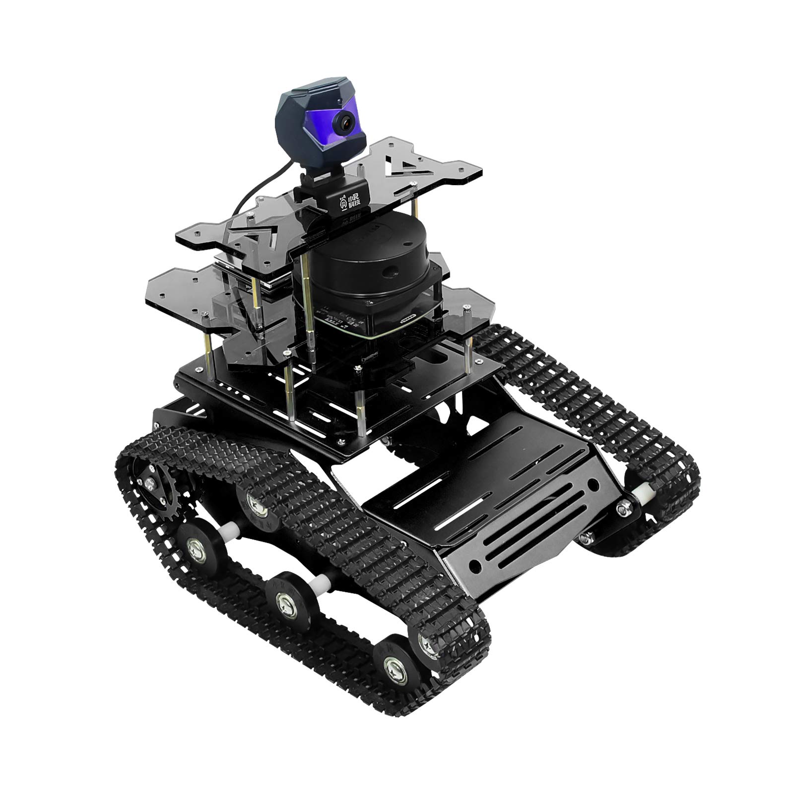 Buy XiaoR Geek Raspberry Pi AI Robot Kit with Rplidar A1 Radar ROS SLAM Smart Car DIY Tank ...