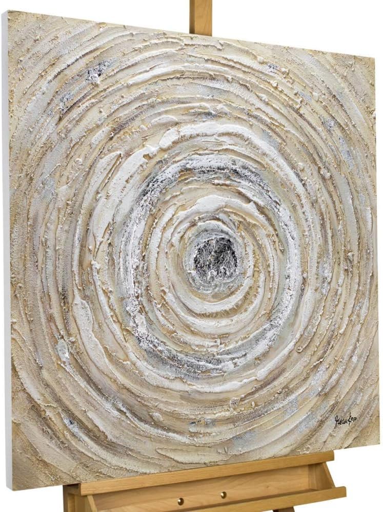 KunstLoft® Acryl Gemälde 'Ruddle Maelstrom' 80x80cm | original handgemalte Leinwand Bilder XXL ...