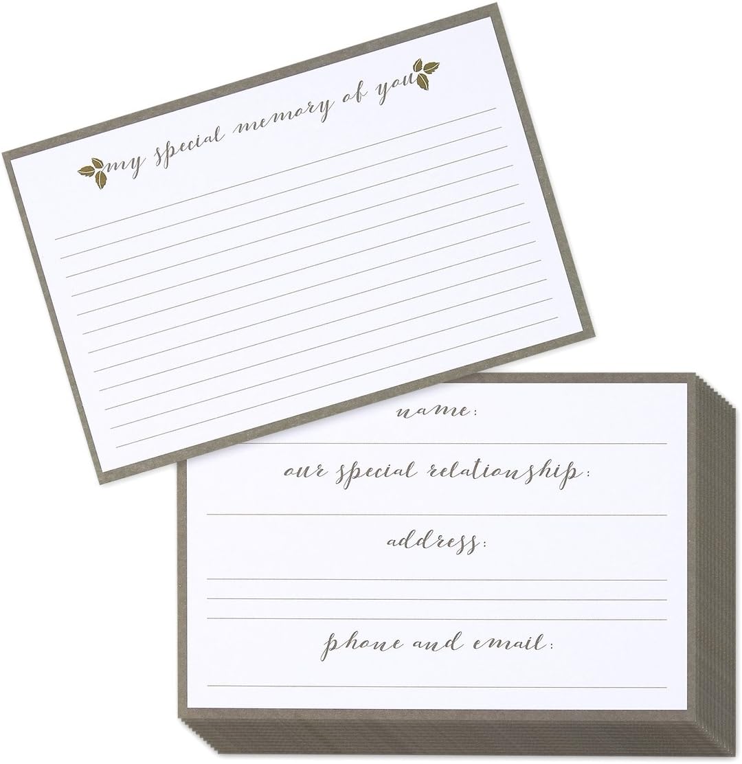 60 Count of Memorial Cards, My Special Memory of You Remembrance Cards ...