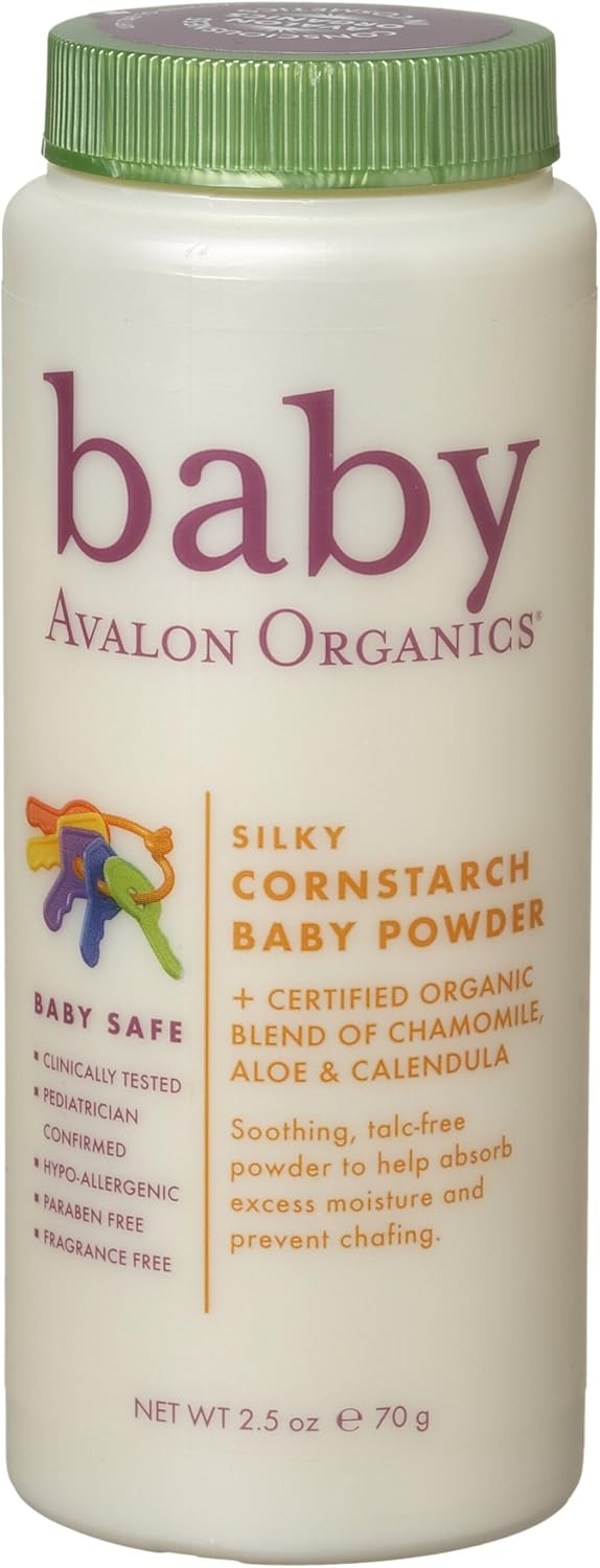 Avalon Organics Organic 70g Silky Cornstarch Baby Powder: Amazon.co.uk ...
