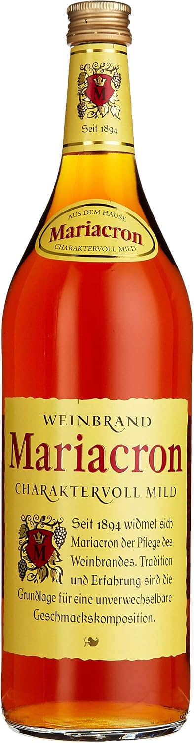 Mariacron Weinbrand (1 x 1 l): Amazon.de: Bier, Wein & Spirituosen