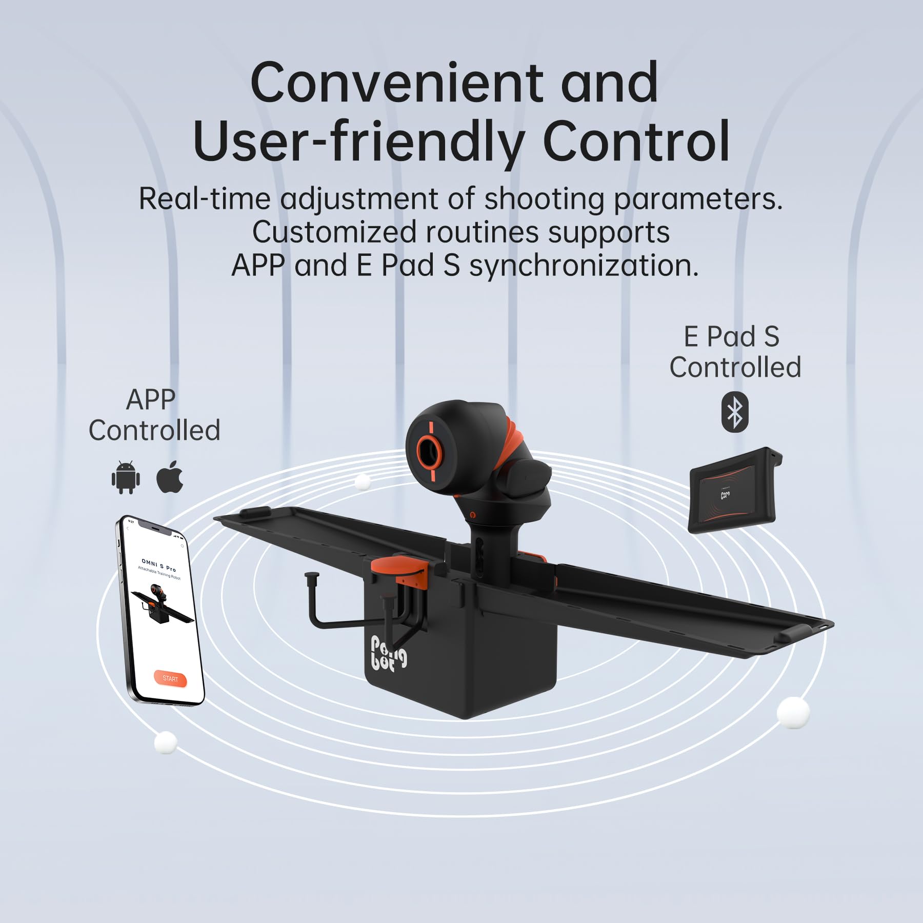 Mua PONGBOT Table Tennis Robot with Net, Automatic Ping Pong Machine, E ...