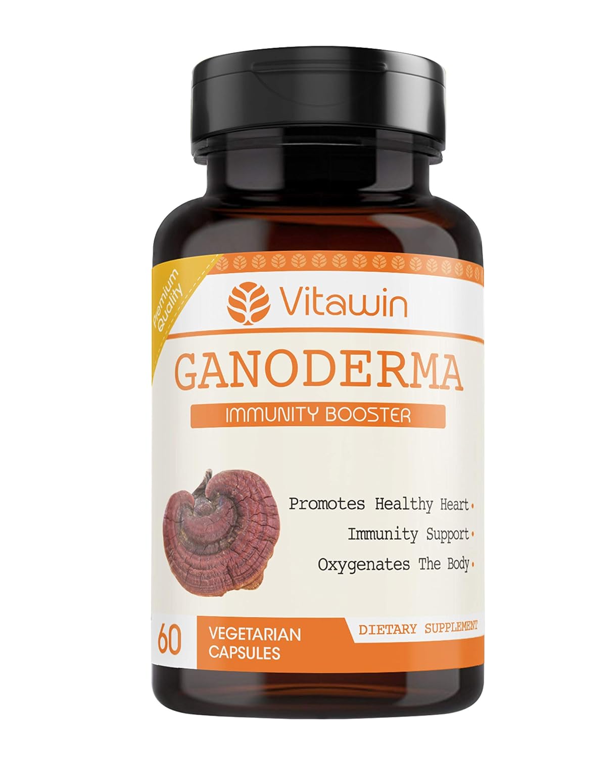 Buy VITAWIN Ganoderma Capsules (Pack Of 60), 500 mg, Ultimate Health ...