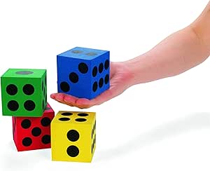 Foam Jumbo Playing Dice (12), Dice - Amazon Canada