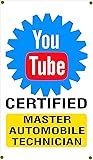 Amazon.com: Youtube CERTIFIED Master Automobile Technician patch (3"x4 ...