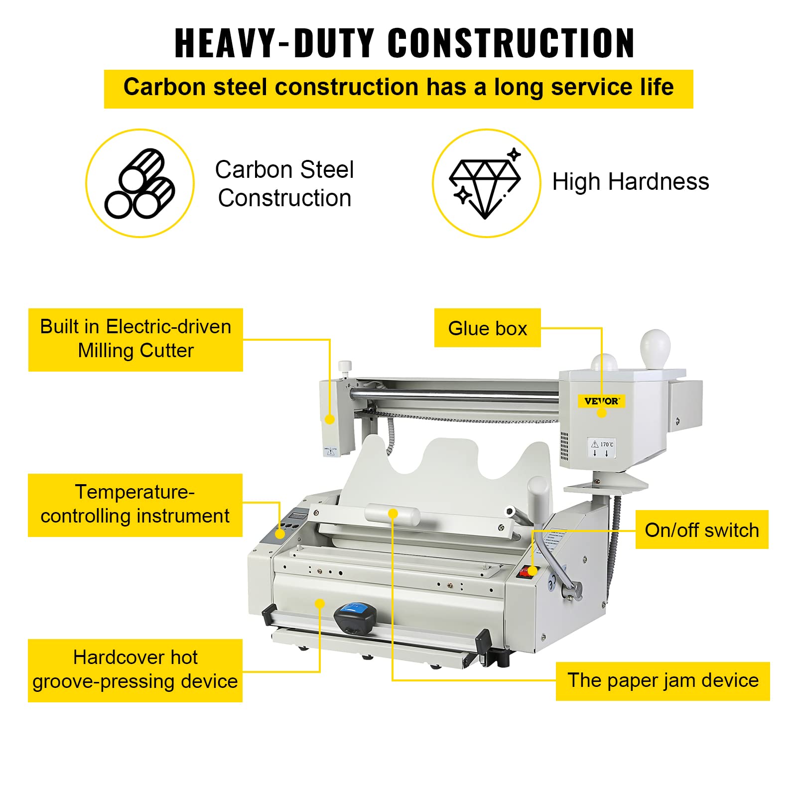 Mua VEVOR Wireless Glue Book Binding Machine, A4 Manual Hot Glue Book ...