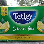 Tetley Green Tea, Ginger, Mint and Lemon, 100 Tea Bags: Amazon.in ...