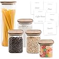 Amazon.com: Bloom & Breeze Airtight Glass Pasta Containers for Pantry ...
