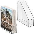 Amazon.com : mDesign Plastic Slim Vertical File Folder Storage ...