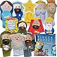 Amazon.com: The Nativity Christmas Story | Finger Puppet Set [12-Pack ...