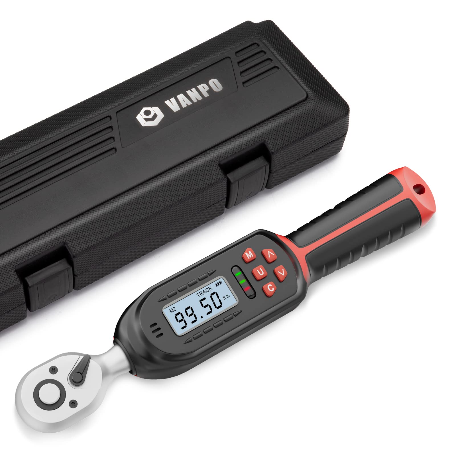 Mua VANPO Digital Torque Wrench 3/8 Inch drive(5-99.5 ft-lbs./6.8-135Nm ...