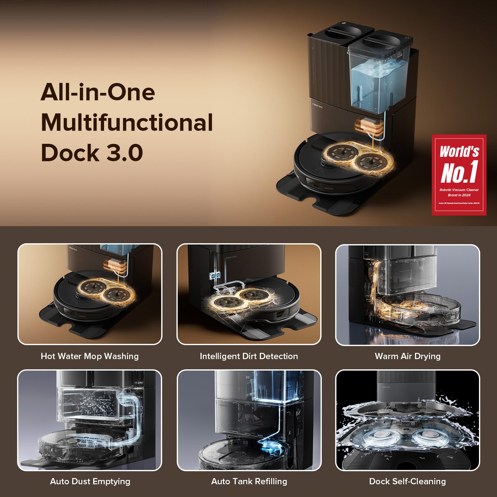 Mua roborock Qrevo Master Robot Vacuum and Mop Combo, 10,000Pa Suction ...