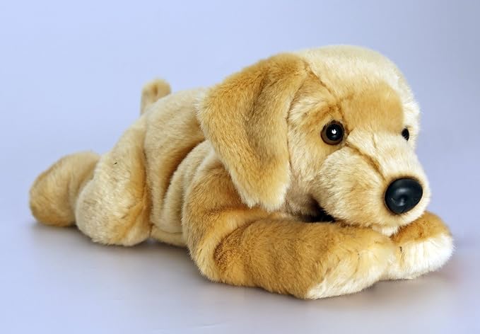 Keel Toys Monty Yellow Labrador Dog 35cm: Amazon.co.uk: Toys & Games