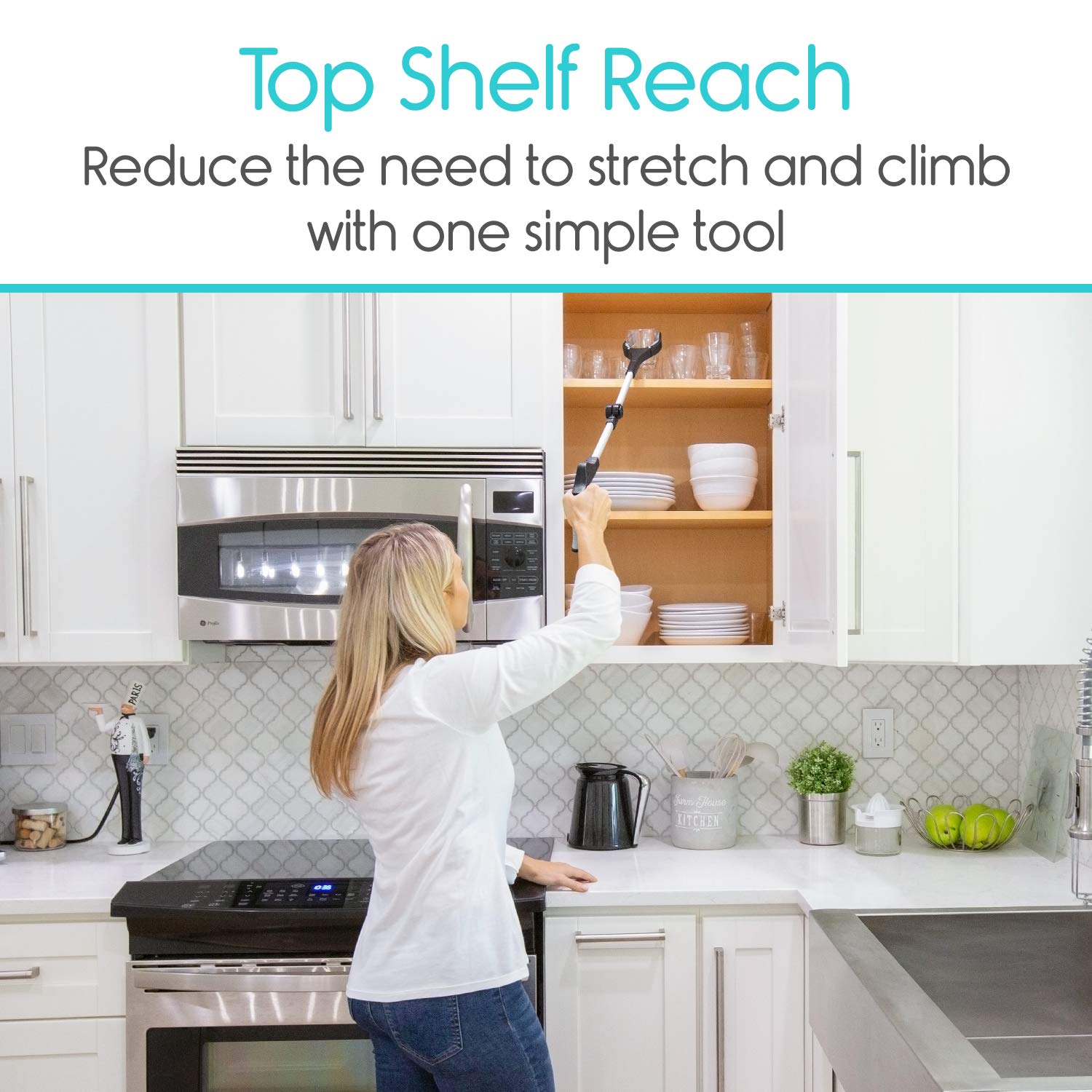 Mua Vive 32" Grabber Reacher Tool - Foldable Pickup Stick with Rotating ...