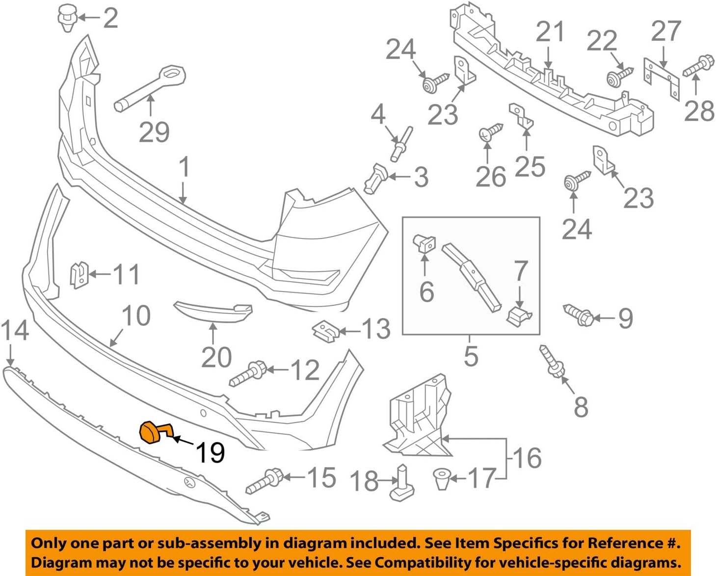 Hyundai 86667-D3110 - Cap-Rear Hook, Moldings - Amazon Canada