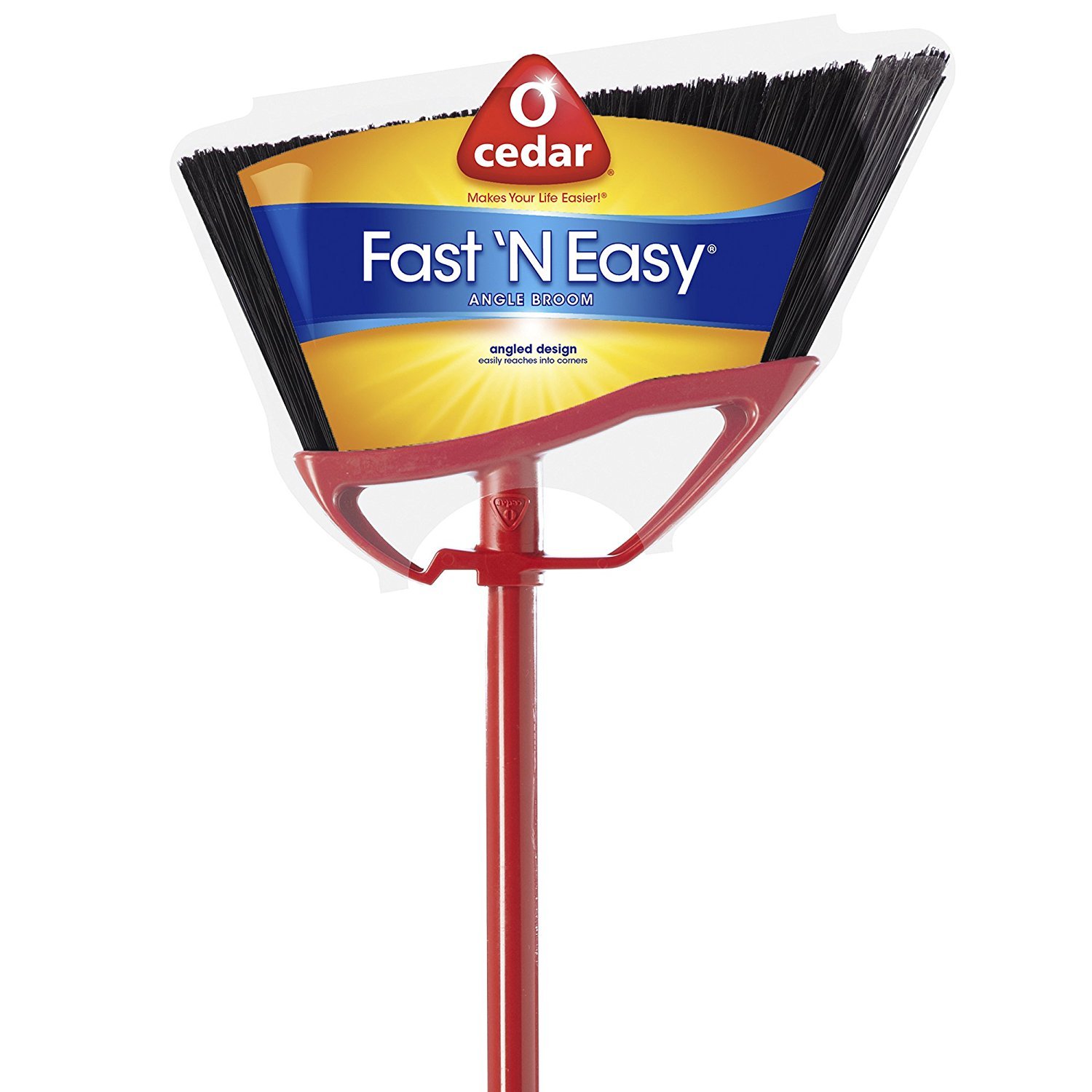O-Cedar Fast and Easy Angle Broom Pack - 4 tillescenter Janitorial ...