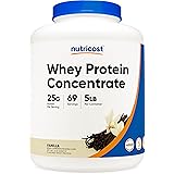 Amazon.com: Nutricost Grass-Fed Whey Protein Concentrate (Vanilla) 5LBS - Undenatured, Non-GMO ...
