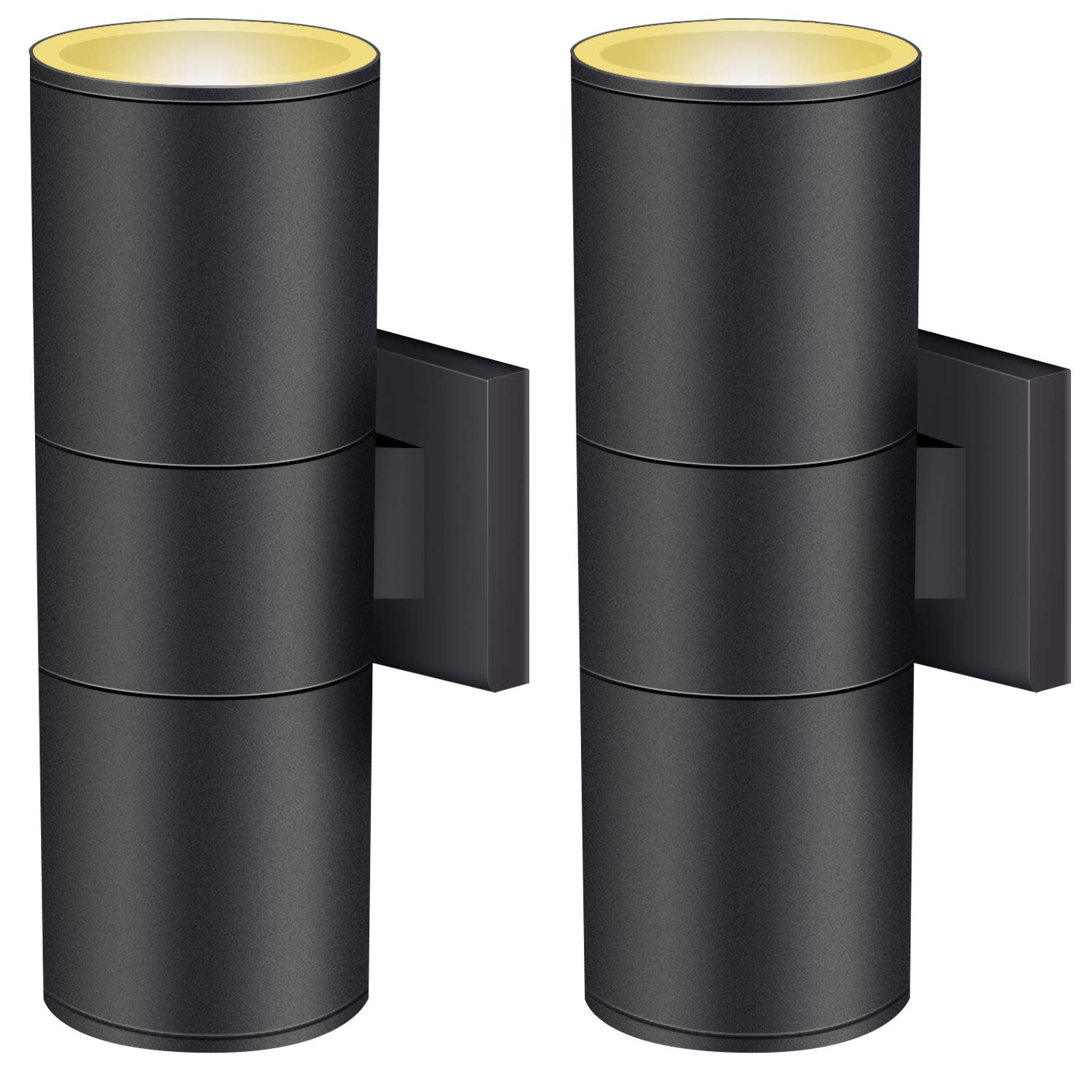 wowlite Modern Outdoor Wall Lights, Up and Down Lights Wall Mount ...