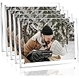 Amazon.com - JUOIFIP 5 Pack 5x7 Acrylic Picture Frame,Clear Double ...