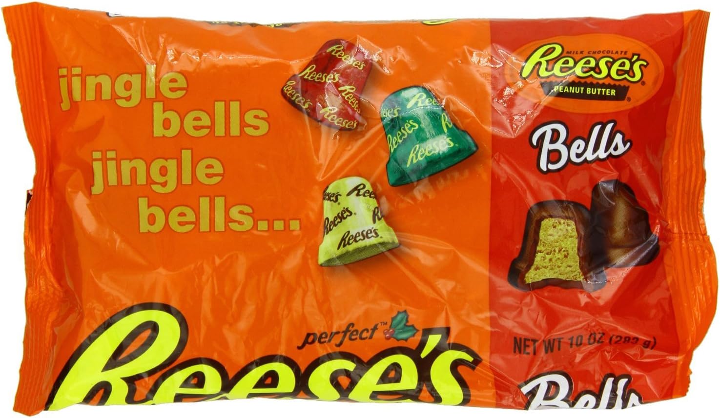 Reese's Holiday Reese's Jingle Bells Peanut Butter Bells 283g Bag ...