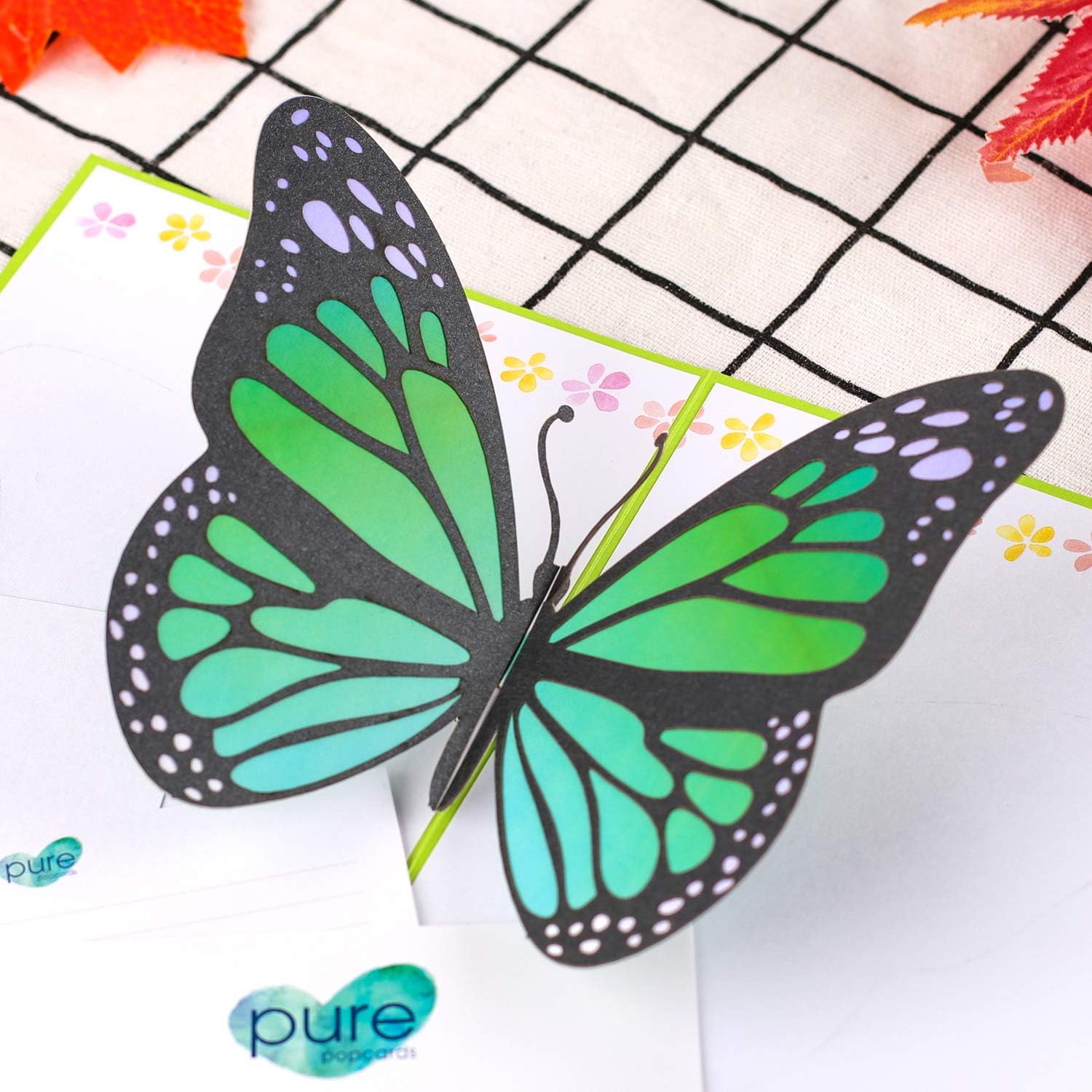 Amazon.com : Butterfly Pop Up Card, 3D Cards Pop up Greeting Cards for ...