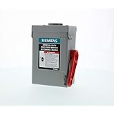 SIEMENS 2P 60A 240V General Duty Safety Switch Outdoor, Non-Fusible ...