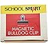 Amazon.com: School Smart Nickel Plated Steel Magnetic Clip, 1-1/4" L ...