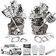 Amazon.com: Bapmic CL3Z6K682C CL3Z6K682D Twin Turbo Turbocharger Kit ...