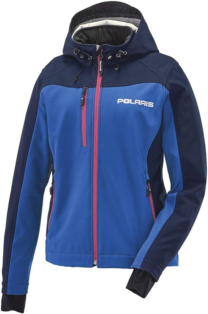 Amazon.com: Polaris Women's Softshell Jacket with White Polaris Logo ...