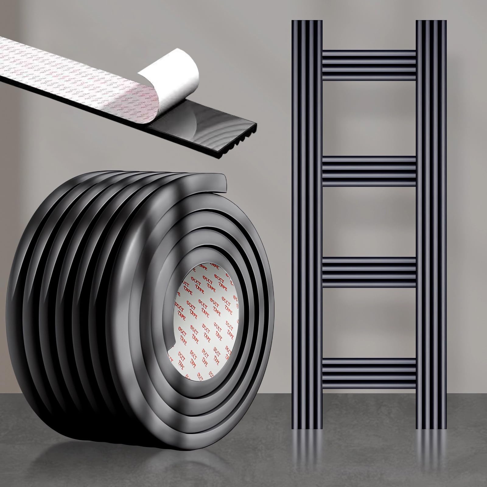 DJAIOD Bunk Bed Ladder Pads, PVC Soft Corner Protectors, Self-Adhesive ...