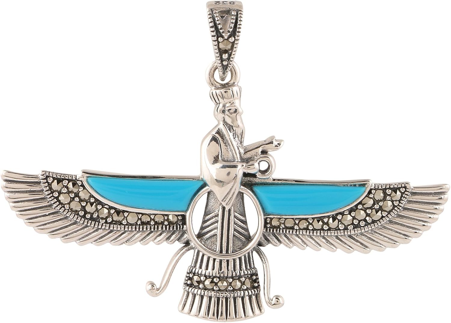 Amazon.com: Ananth Jewels 925 Silver BIS Hallmarked Swiss Marcasite ...