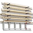 Amazon.com: YYR Wood Organizer and Lumber Storage Rack Wall Mount ...