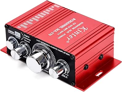 Amazon.com: Car Audio Amplifier Power Cord DC 12V 3A, 20W + 20W Dual ...