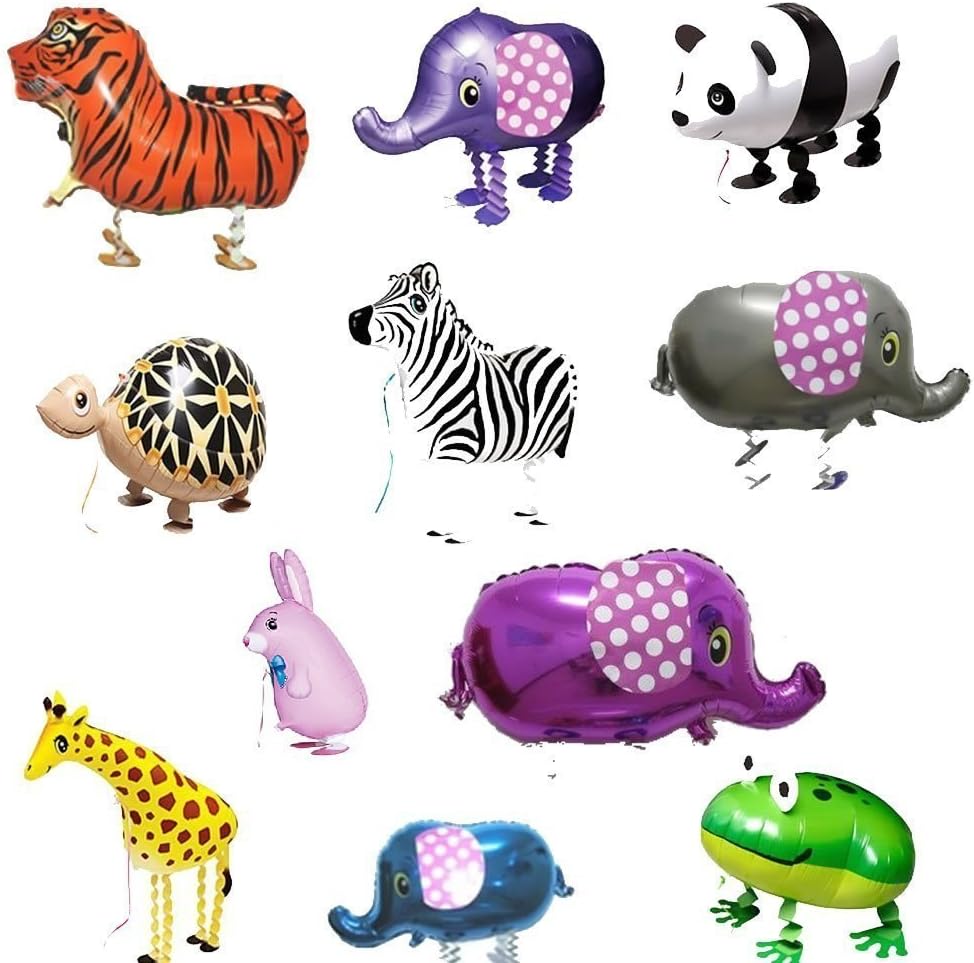 Zoo Animal Pet Balloons Combination of Zoo Pet balloons (11 balloons ...