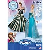 Amazon.com: Simplicity 1215 Disney's Frozen Anna and Elsa Women's ...