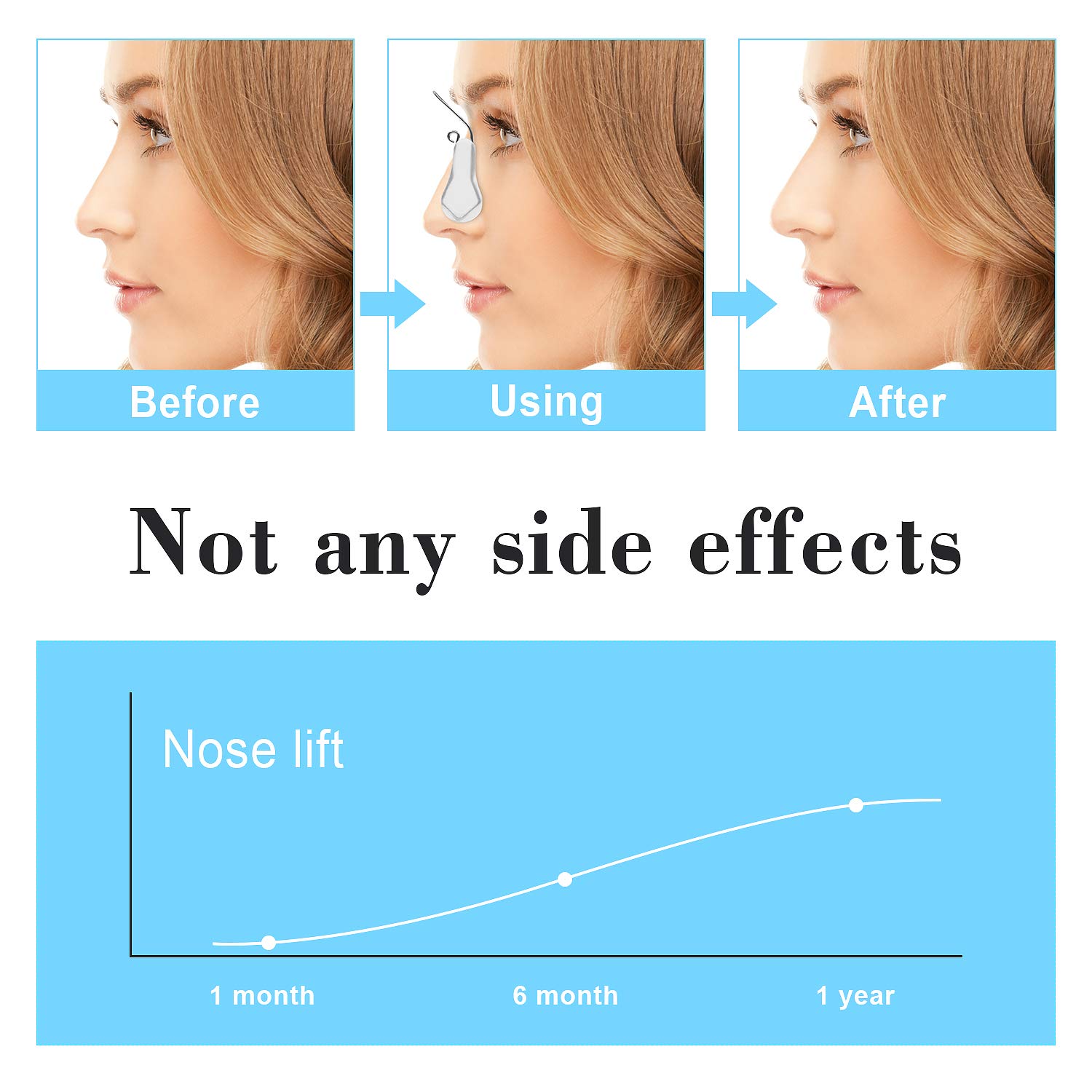Mua FERNIDA Silicone Nose Shaper Lifter Nose Uplifting Magic Clip Nose ...