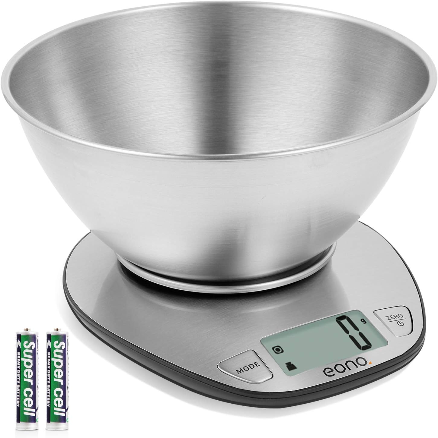 Eono by Amazon – Electronic Kitchen Scale Premium Large Display Backing ...