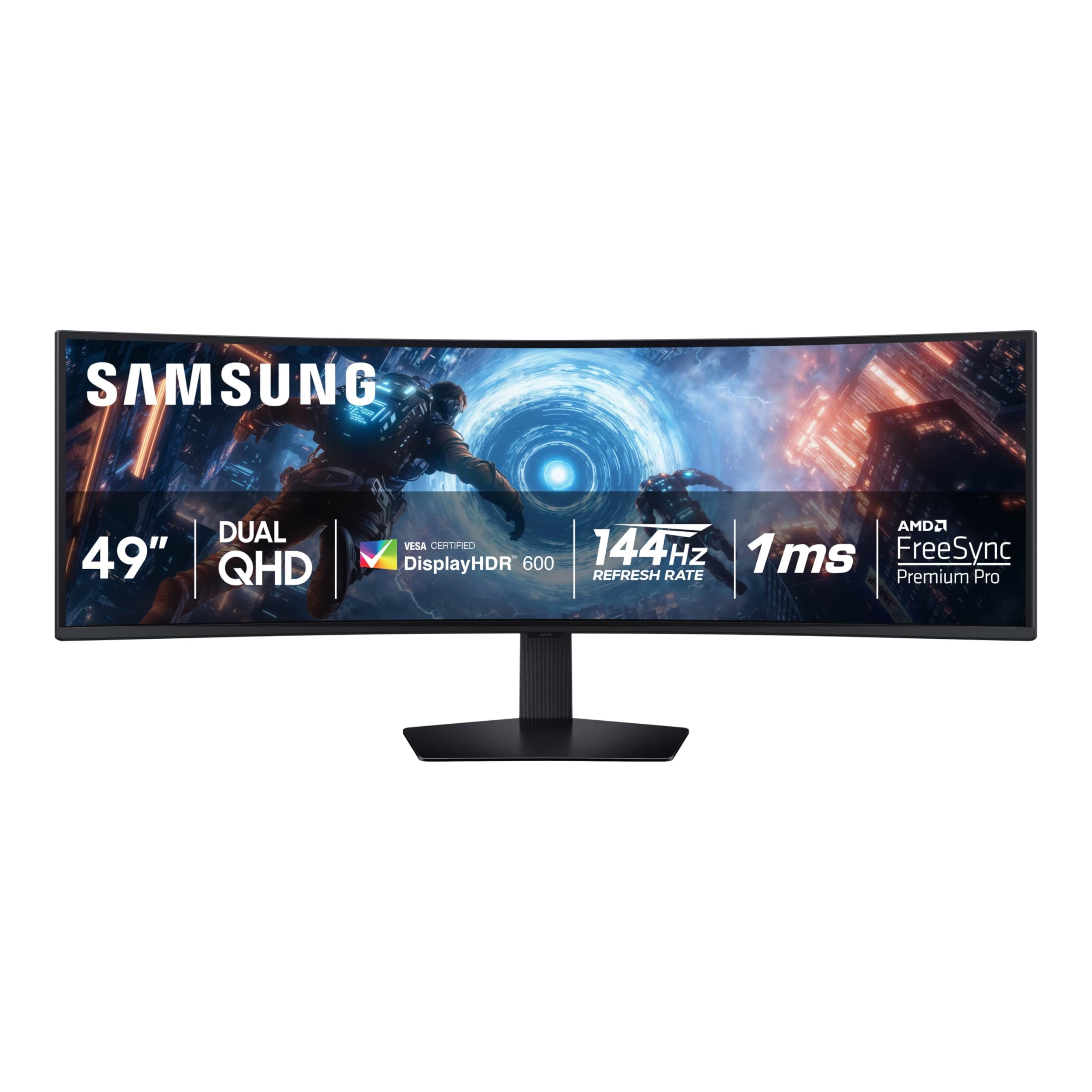 SAMSUNG 49-inch Odyssey G9 (G91F) DQHD, 144Hz, Curved Gaming Monitor ...