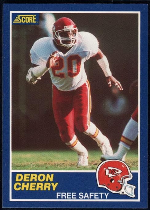 Amazon.com: Football NFL 1989 Score #81 Deron Cherry Chiefs ...